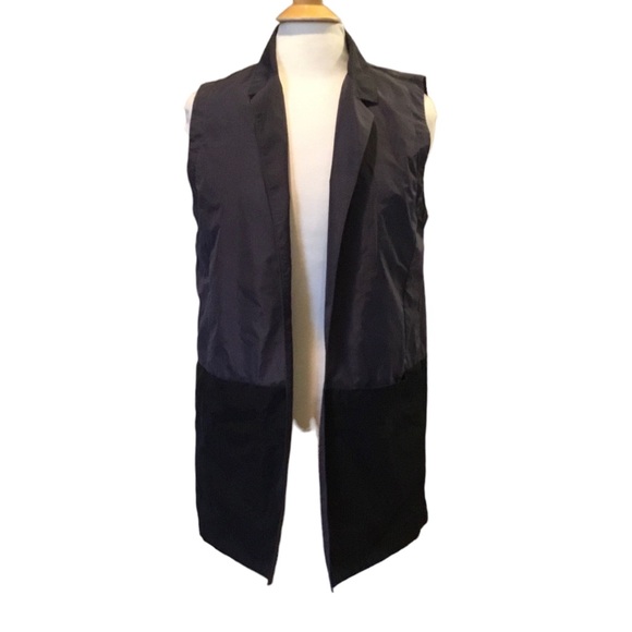 Sun Kim | Jackets & Coats | Sun Kim Sleeveless Open Front Vest Jacket ...